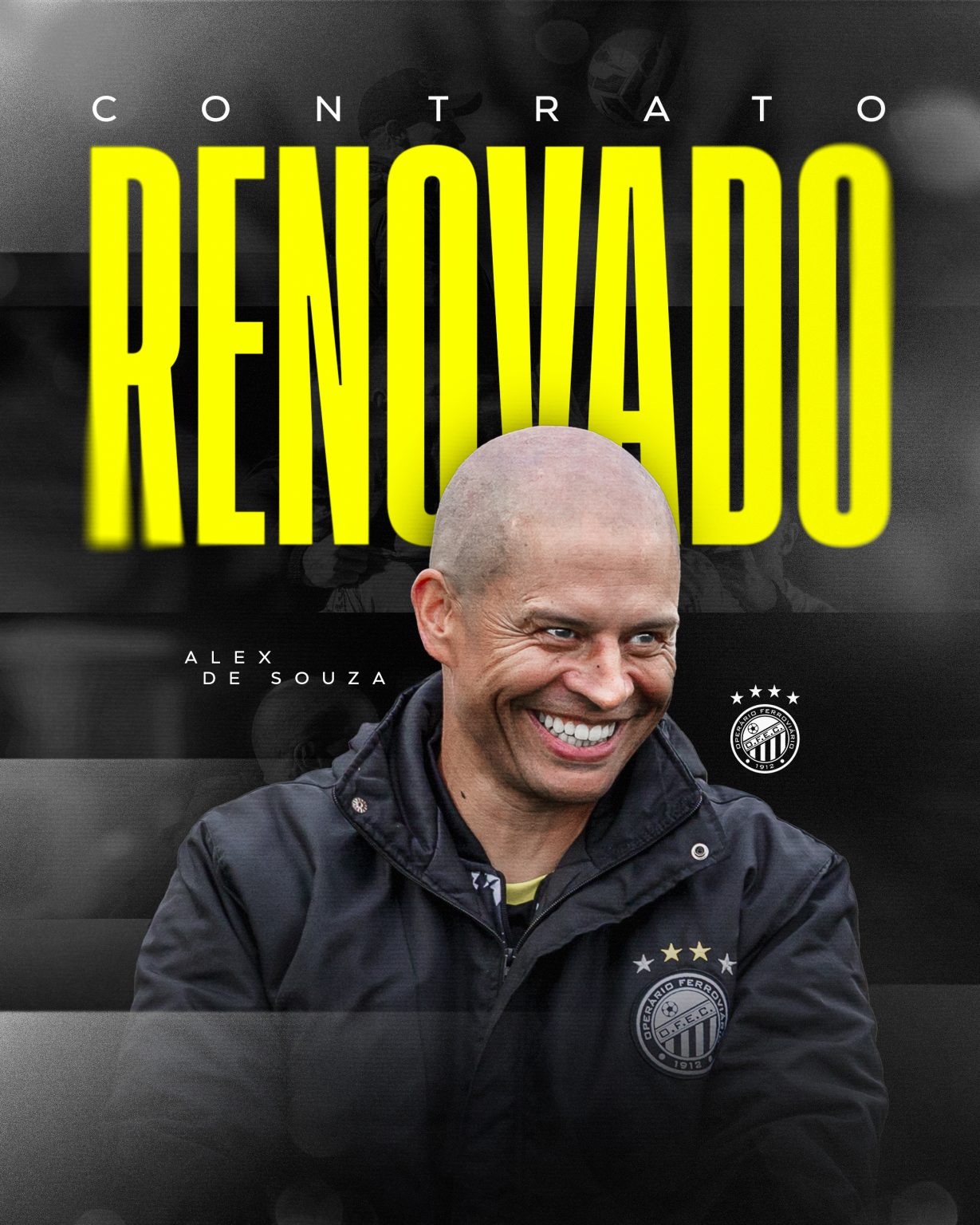 ELE FICA! Operário renova com Alex e estrutura projeto competitivo para 2026 - Operario EC